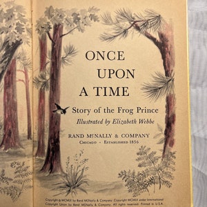 Once Upon a Time - Vintage Children's Book - Etsy