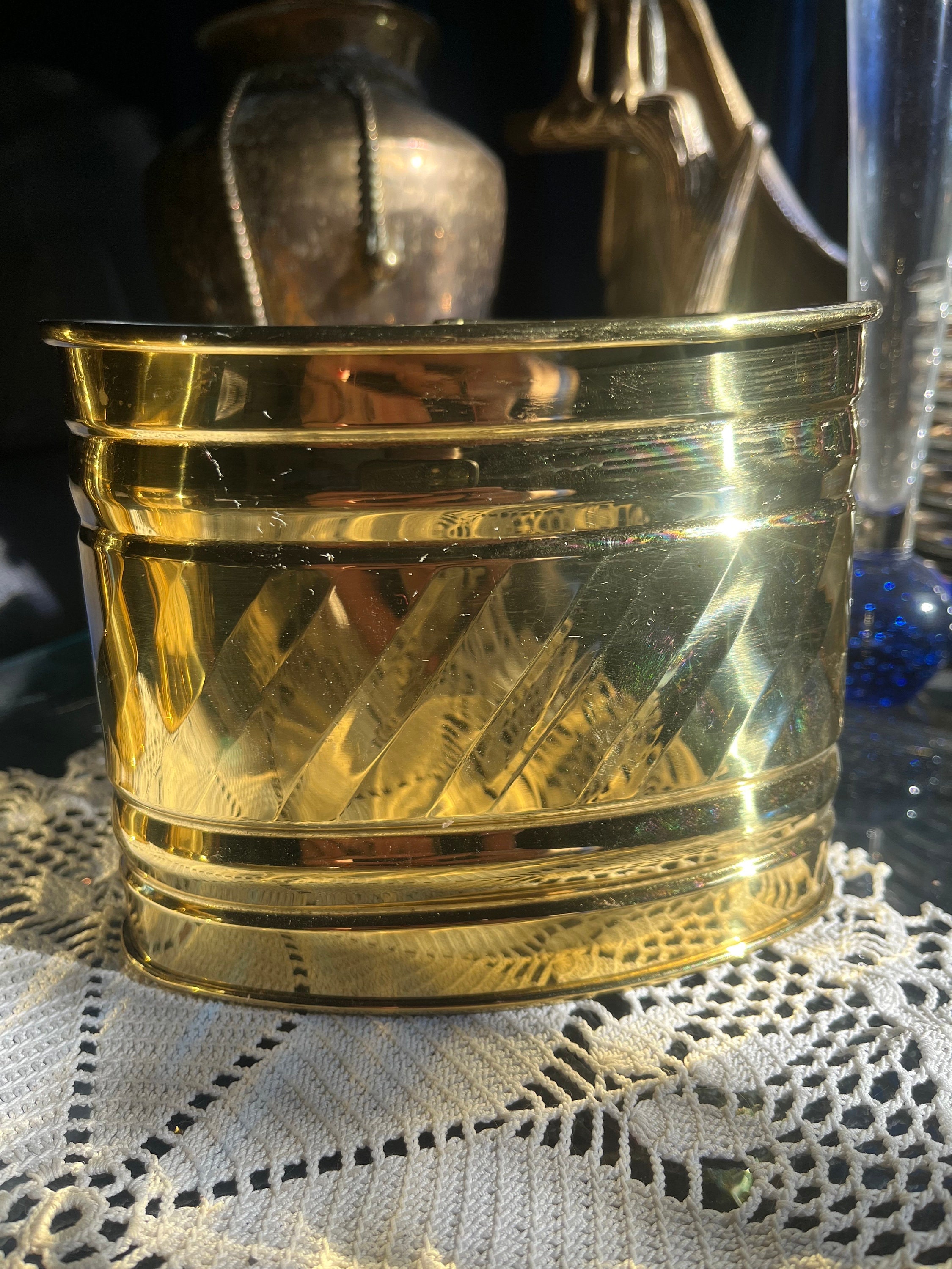 Vintage Brass Containers 3 Types Available - Etsy