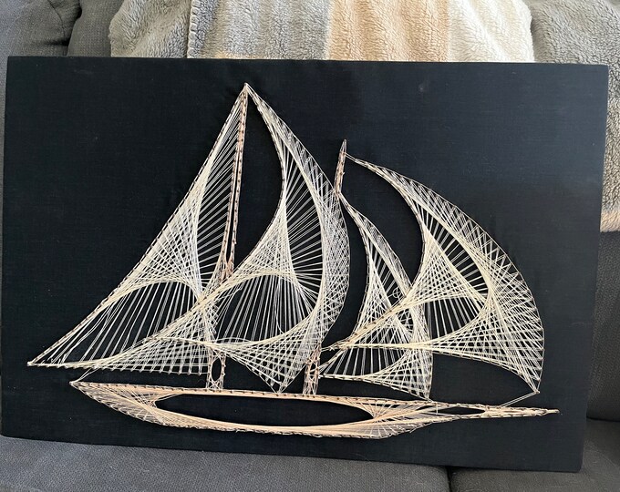 Sailboat String Art - Etsy