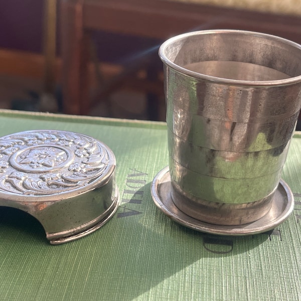 Antique Collapsible Cup - Etsy