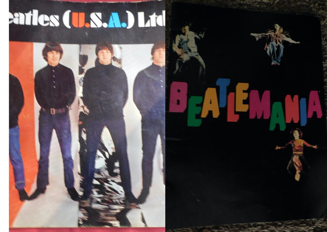 BEATLEMANIA CONCERT PROGRAM and Beatles Ltd U.S.A. - Etsy