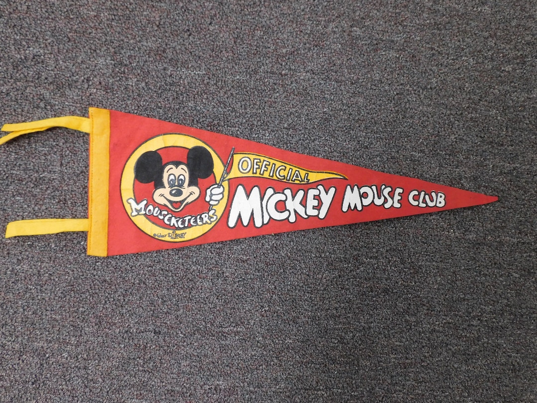 Official Mickey Mouse Club Mouseketeers Pennant - Etsy
