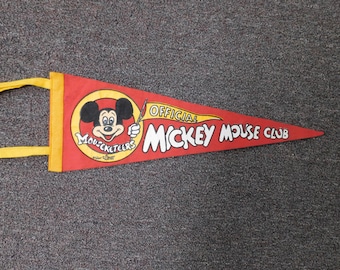 Vintage MICKEY MOUSE Club / Mouseketeers Fan Card | 5x7 NOS Postcard ...