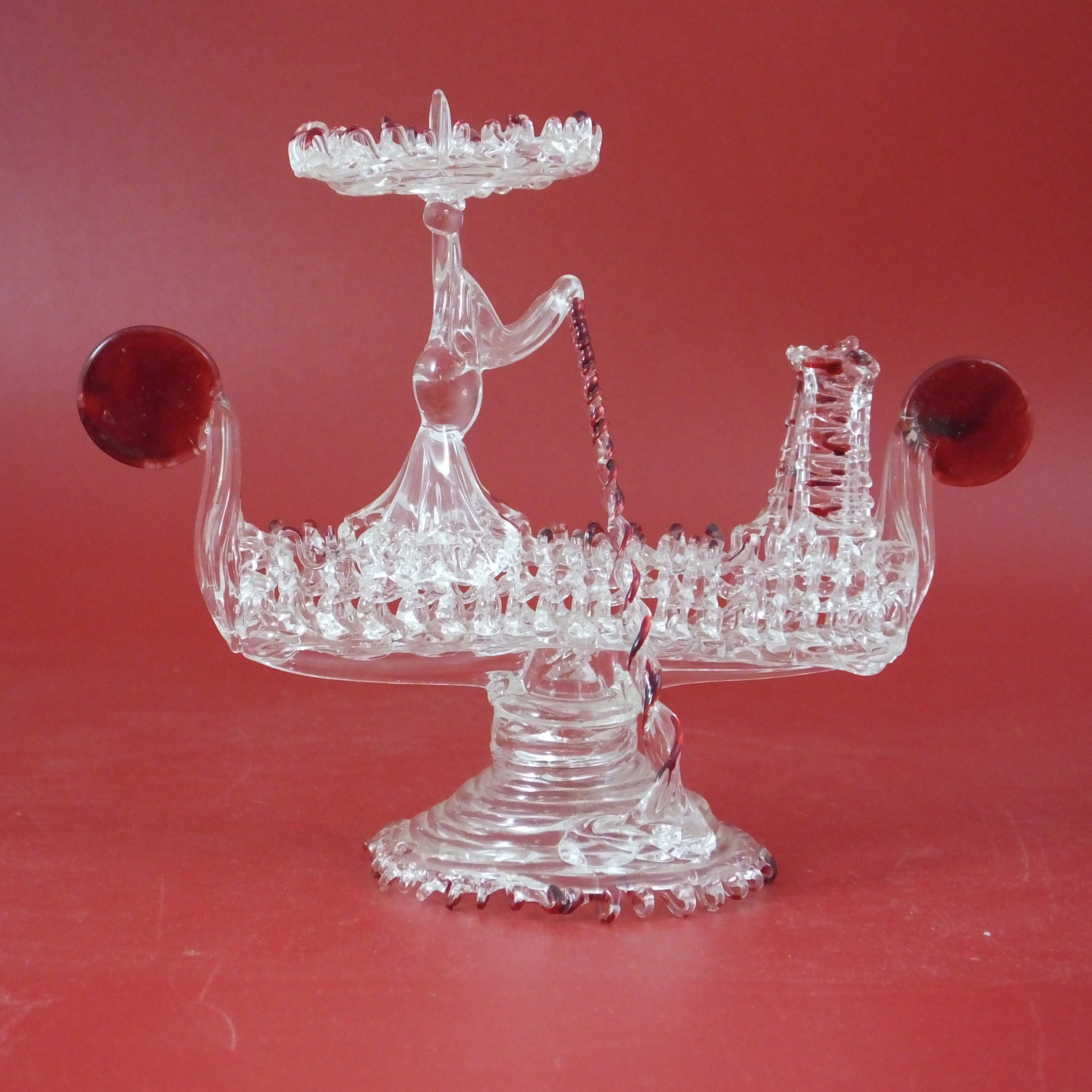 Hand Blown Gondola Glass Cake Topper - Etsy UK