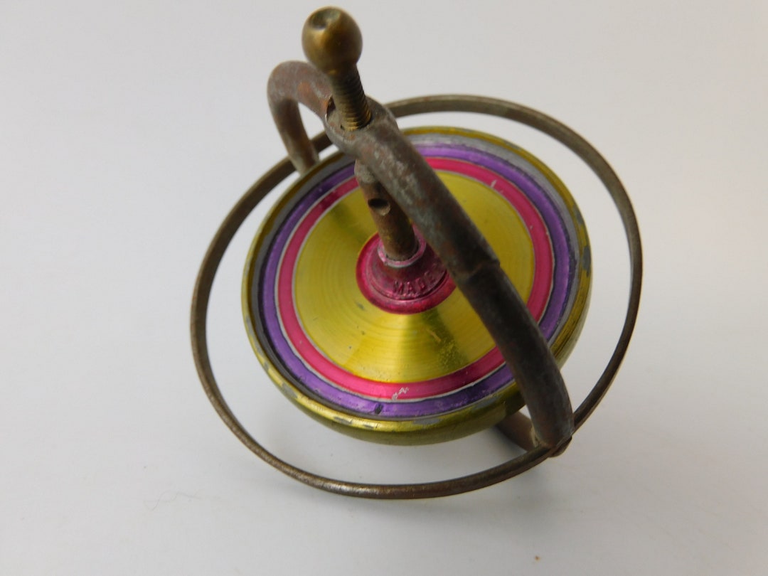 Metal GYROSCOPE SPINNING TOP - Etsy