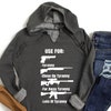 2nd Amendment Lightweight Hoodie for Women, Gun Enthusiasts, Women's ...