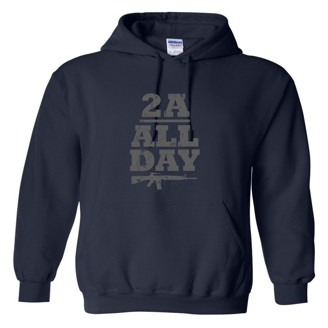 Pro Gun Hoodie for 2nd Amendment Gun Enthusiasts 2A All Day - Etsy