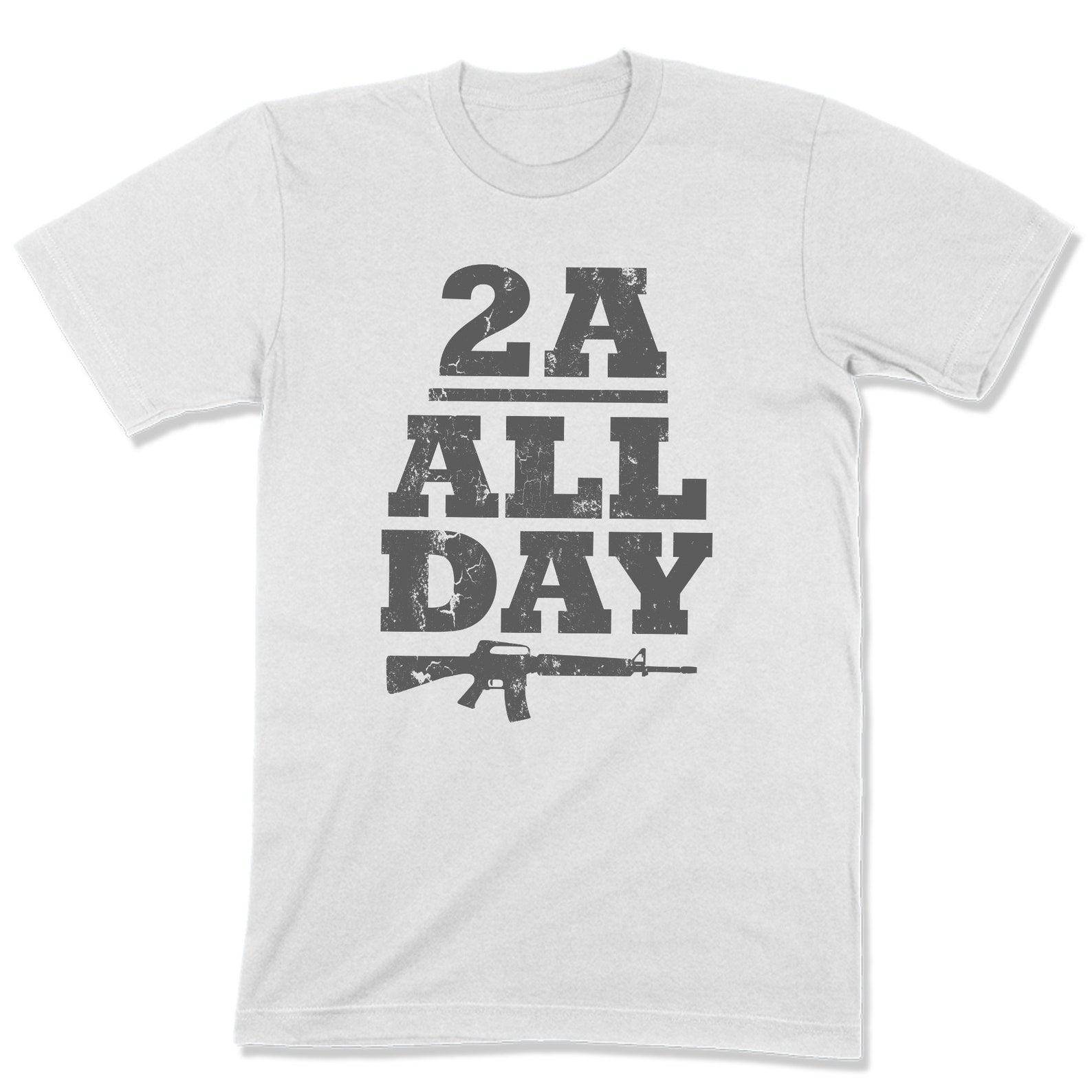 Pro Gun Shirt for 2nd Amendment Gun Enthusiasts, Patriotic 2A All Day ...
