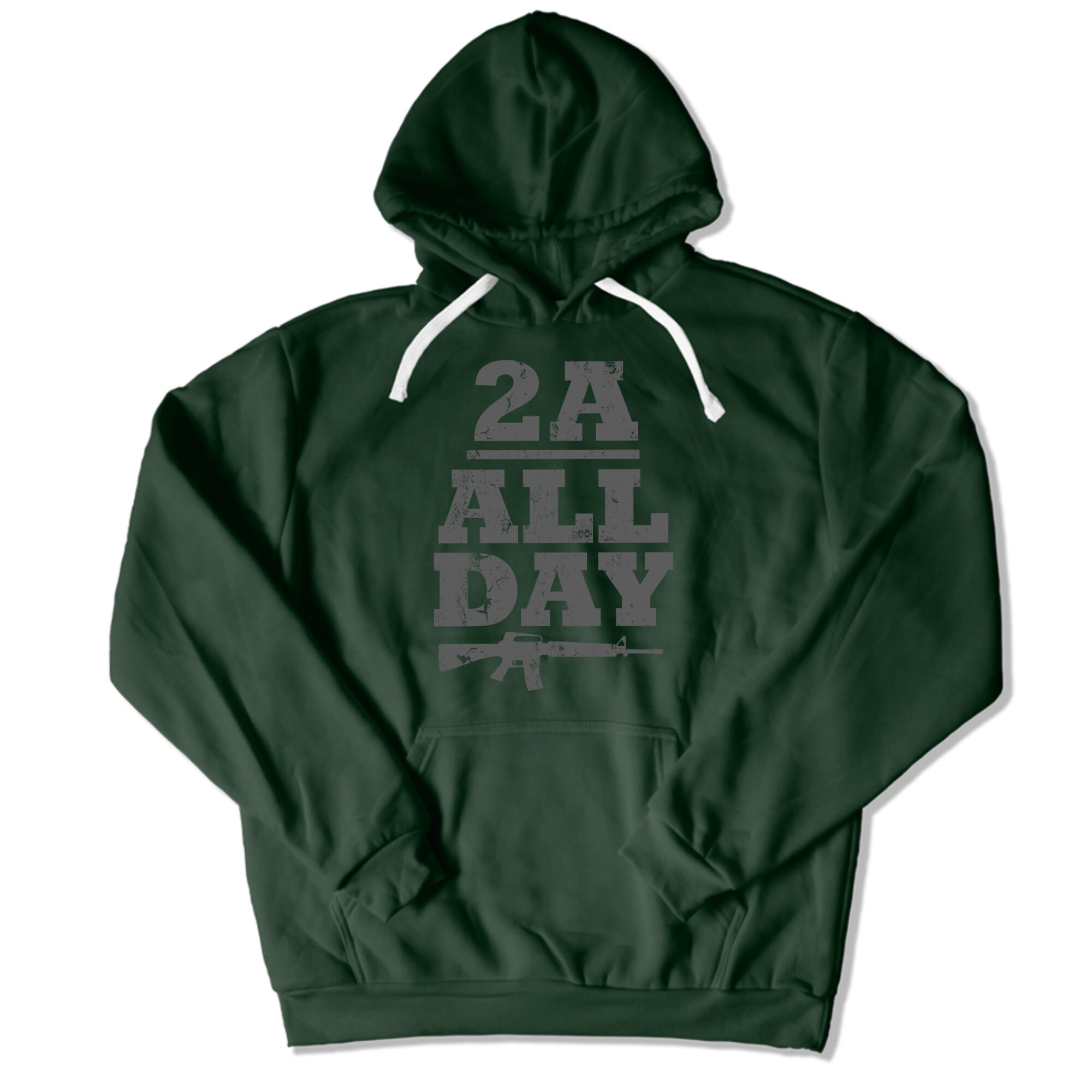 Pro Gun Hoodie For 2nd Amendment Gun Enthusiasts 2A All Day | Etsy