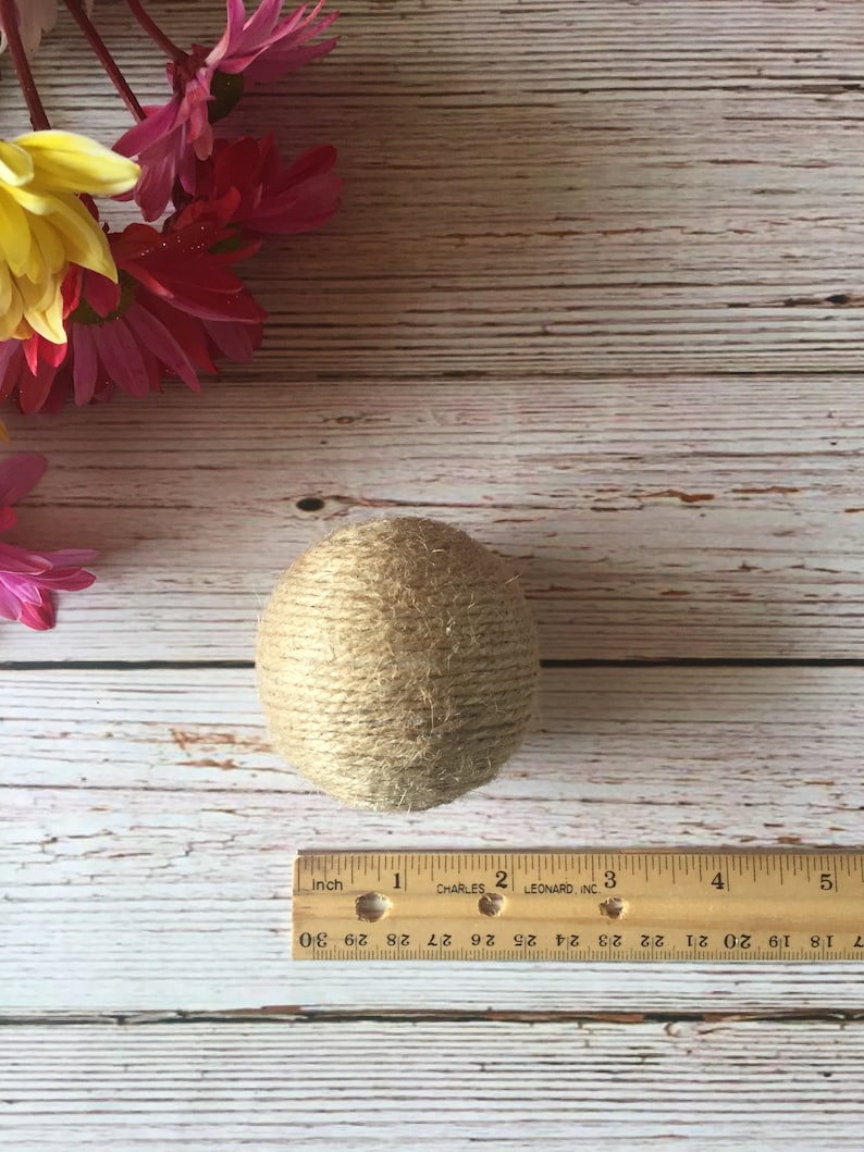 Farmhouse Summer Rag Balls Summer Bowl Filler Rustic | Etsy