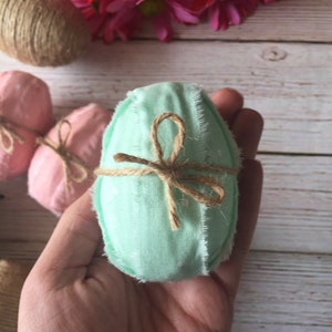 Rustic Rag Egg | Farmhouse Pastel Easter Egg | Twine Eggs | Primitive ...