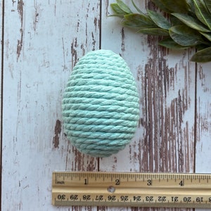 Pastel Easter Eggs | Macrame Eggs | Easter Spring Tiered Tray Decor | Farmhouse Easter Eggs - Etsy