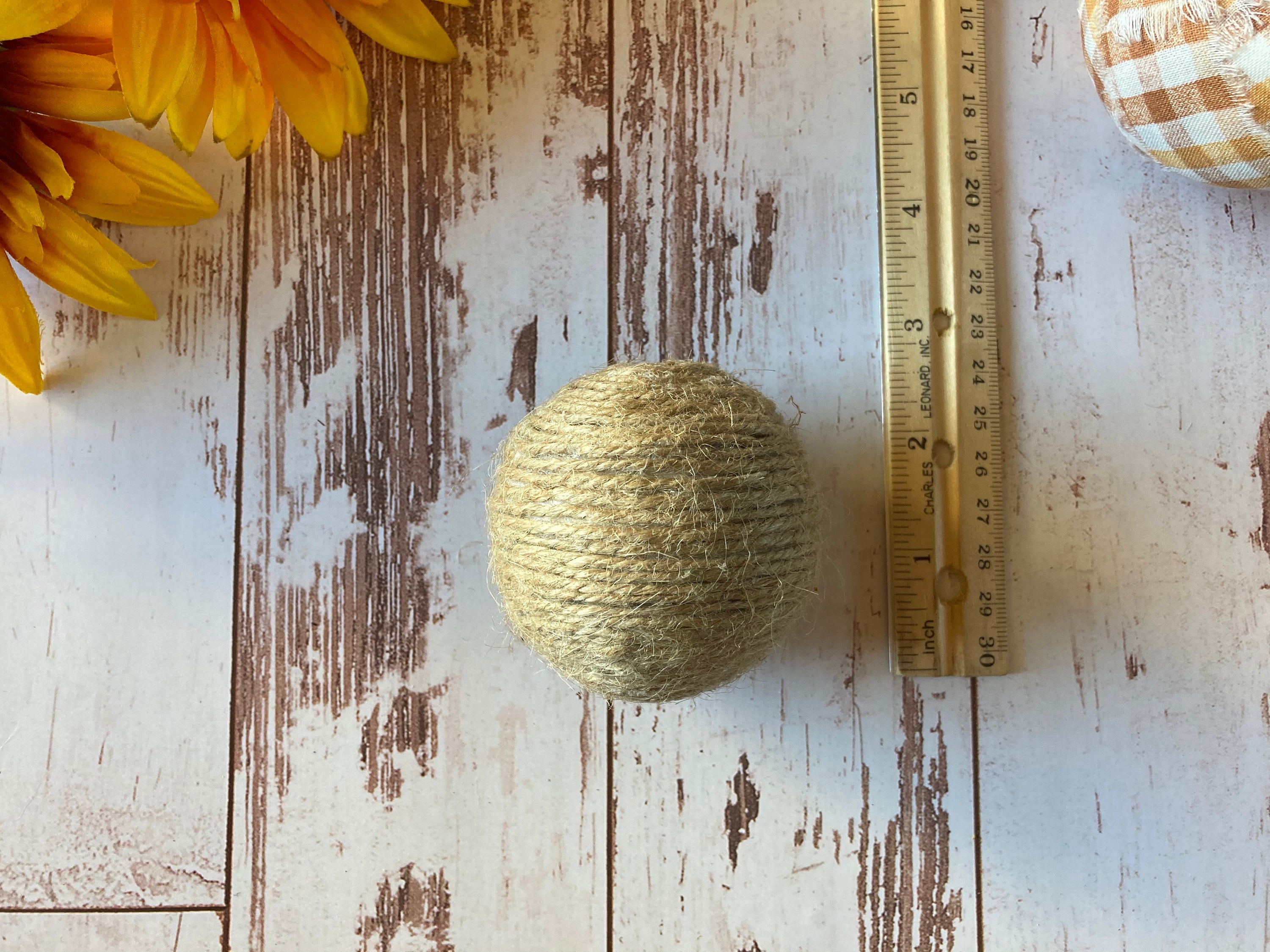 Harvest Farmhouse Rag Balls Fall Rustic Bowl Filler | Etsy