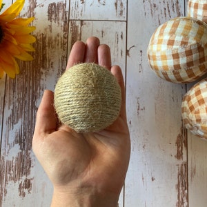 Harvest Farmhouse Rag Balls | Fall Rustic Bowl Filler | Farmhouse ...