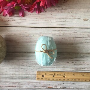 Rustic Rag Egg | Farmhouse Pastel Easter Egg | Twine Eggs | Primitive ...