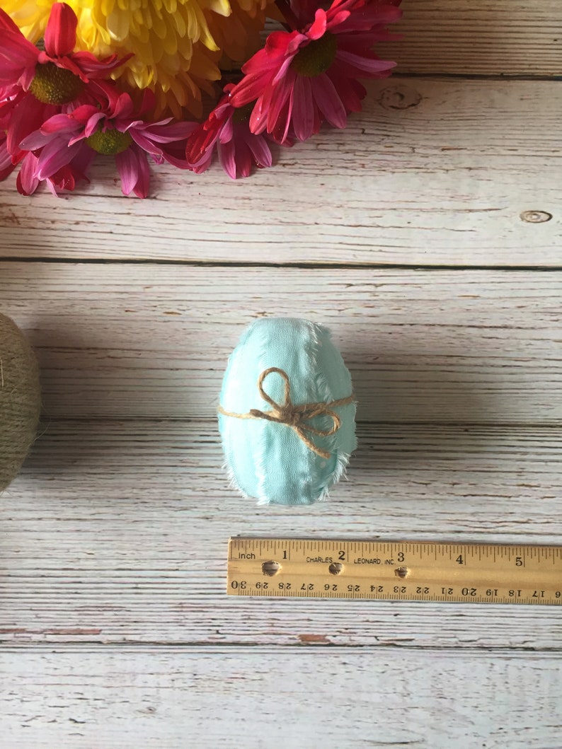 Rustic Rag Egg Farmhouse Pastel Easter Egg Twine Eggs - Etsy
