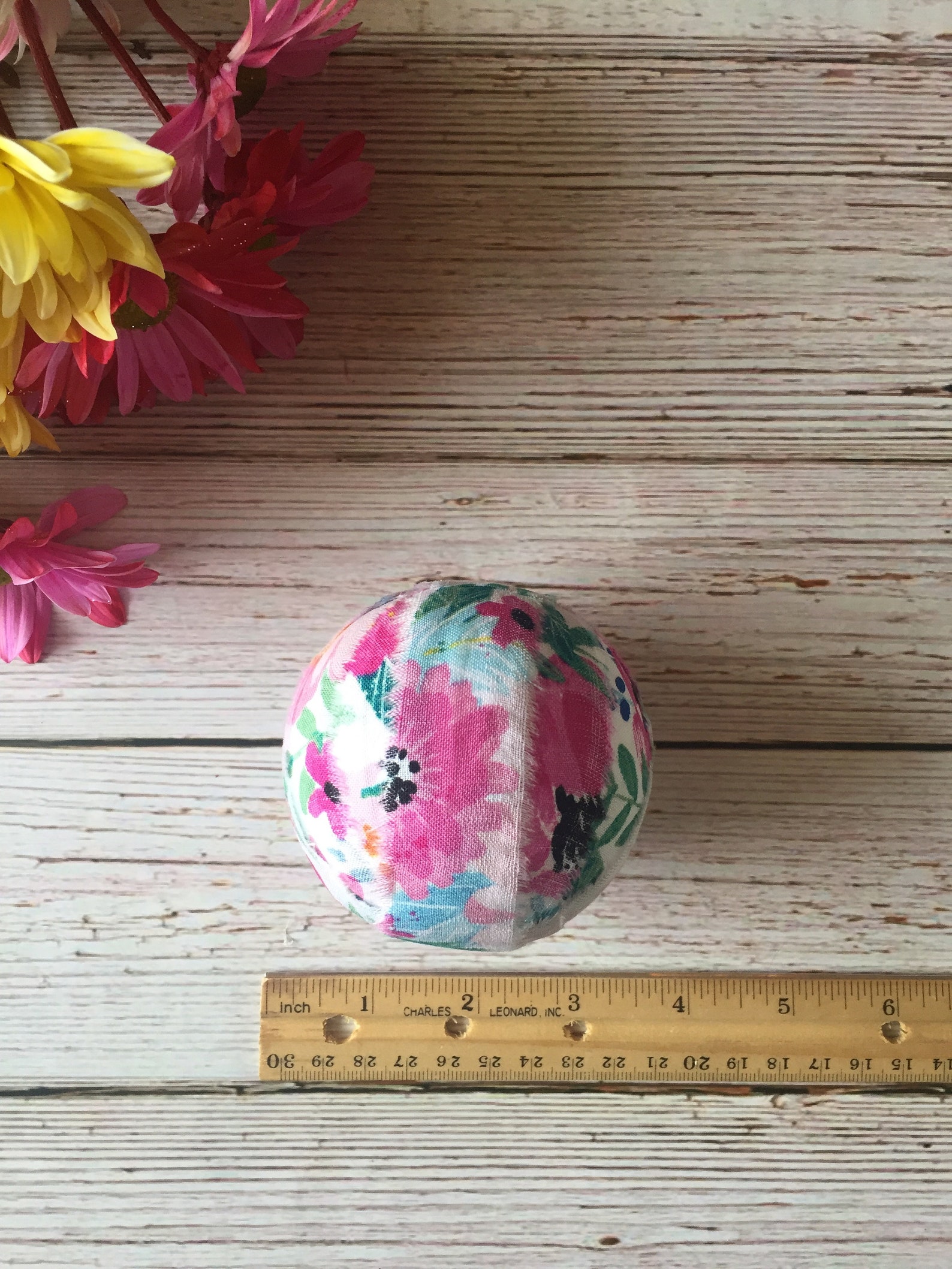 Farmhouse Summer Rag Balls Summer Bowl Filler Rustic | Etsy