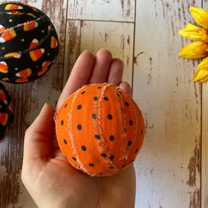 Rustic Halloween Rag Balls | Primitive Halloween Bowl Filler ...