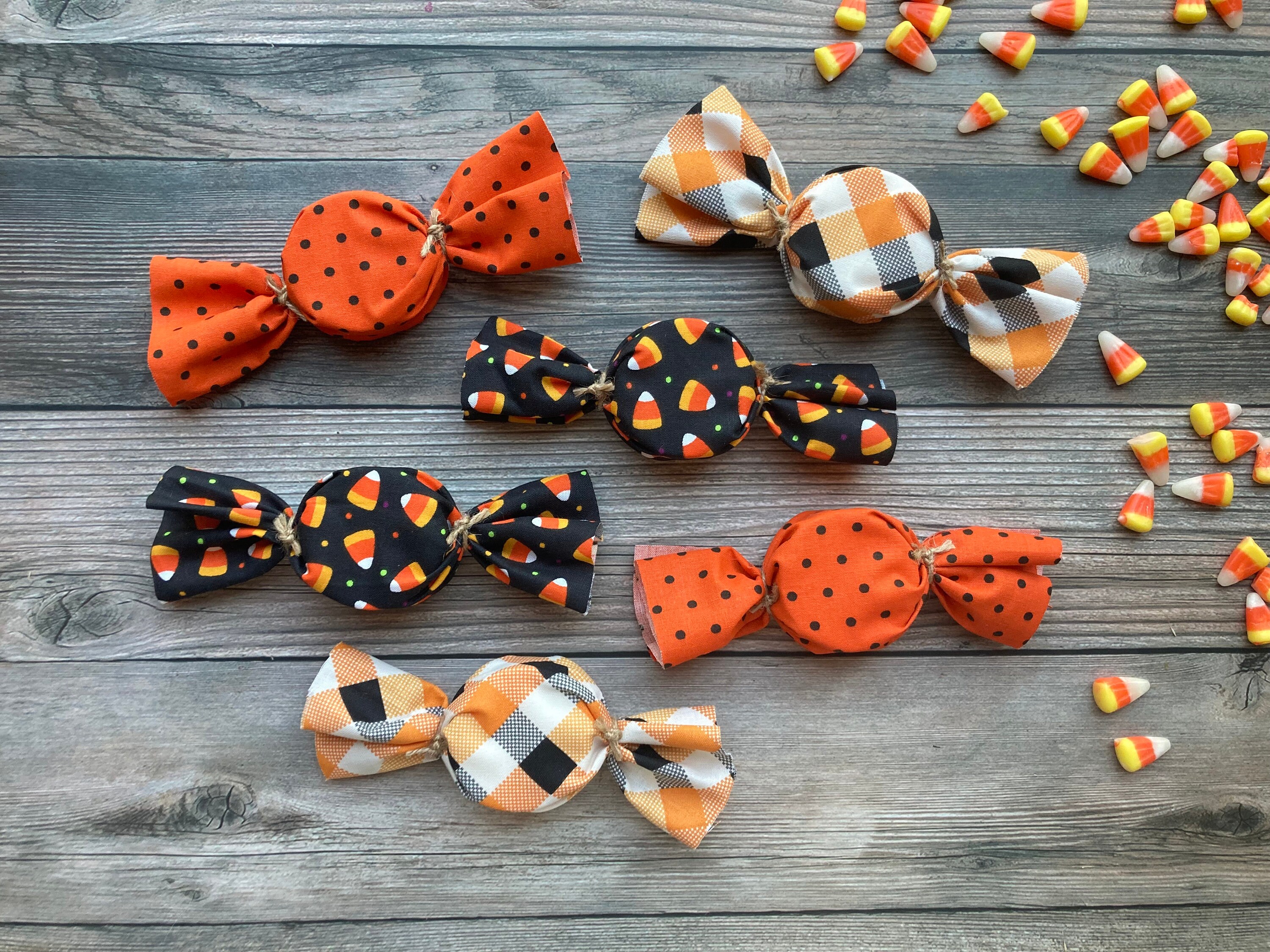 Halloween Faux Candies Rustic Halloween Tiered Tray Decor - Etsy