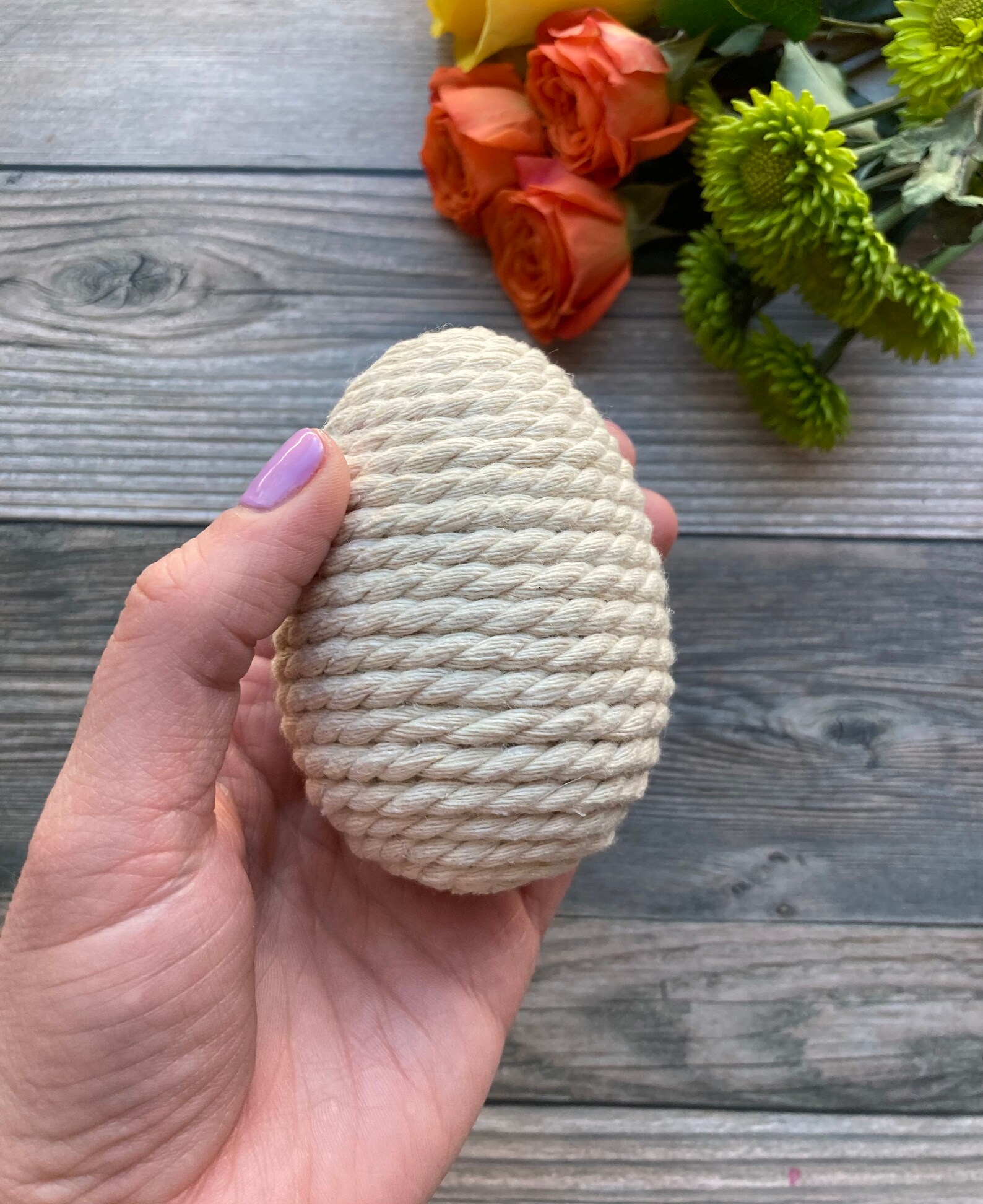 Macrame Eggs | Neutral Easter Decor | Rustic Easter Eggs | Boho Spring Decor - Etsy