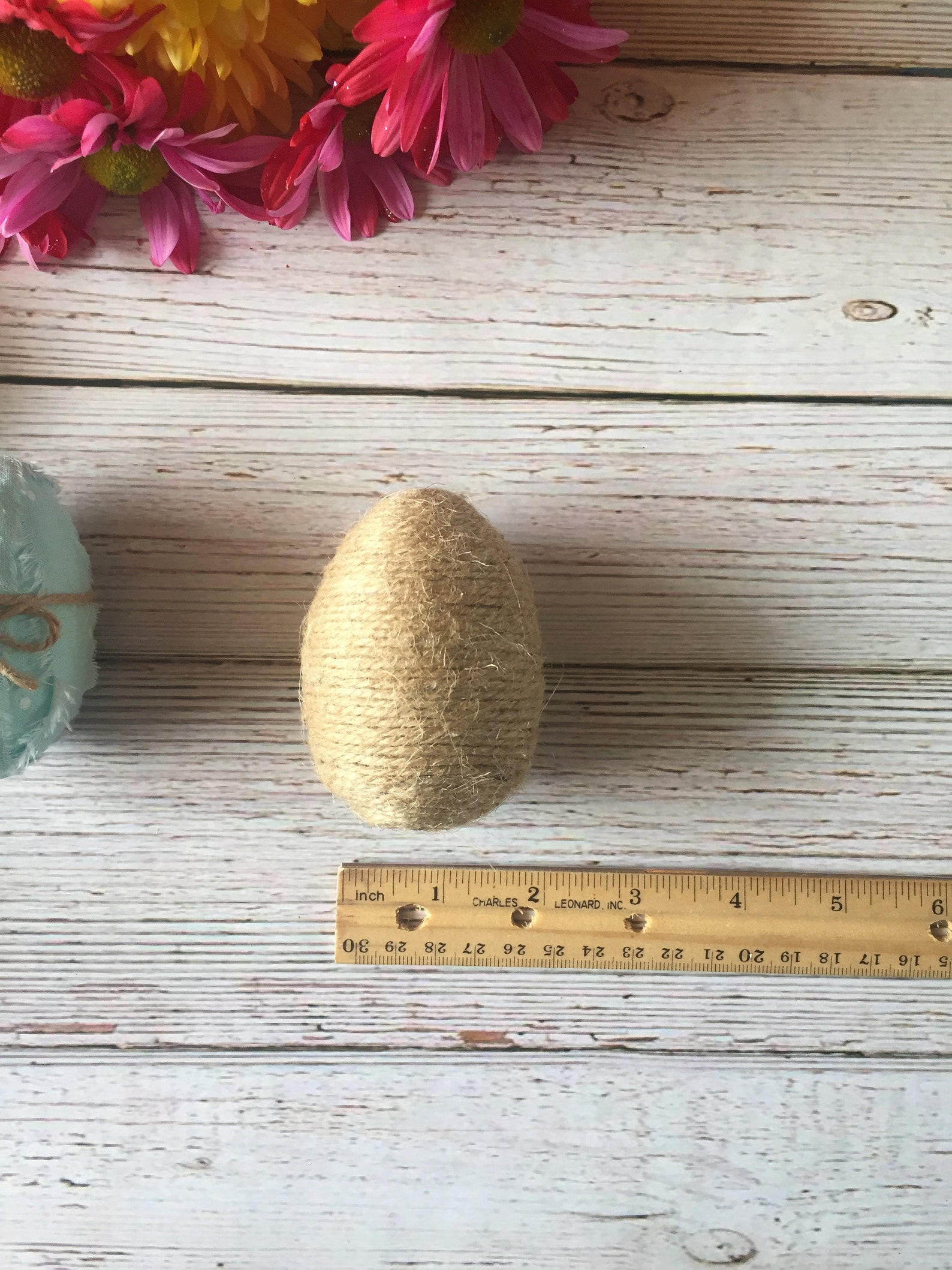 Rustic Rag Egg | Farmhouse Pastel Easter Egg | Twine Eggs | Primitive ...