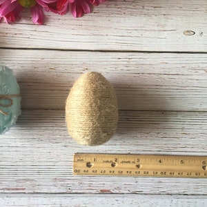 Rustic Rag Egg | Farmhouse Pastel Easter Egg | Twine Eggs | Primitive ...