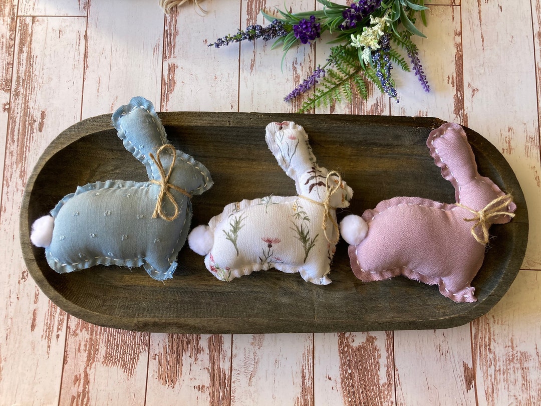 Rustic Bunnies | Botanical Easter Decor | Neutral Easter Decor ...