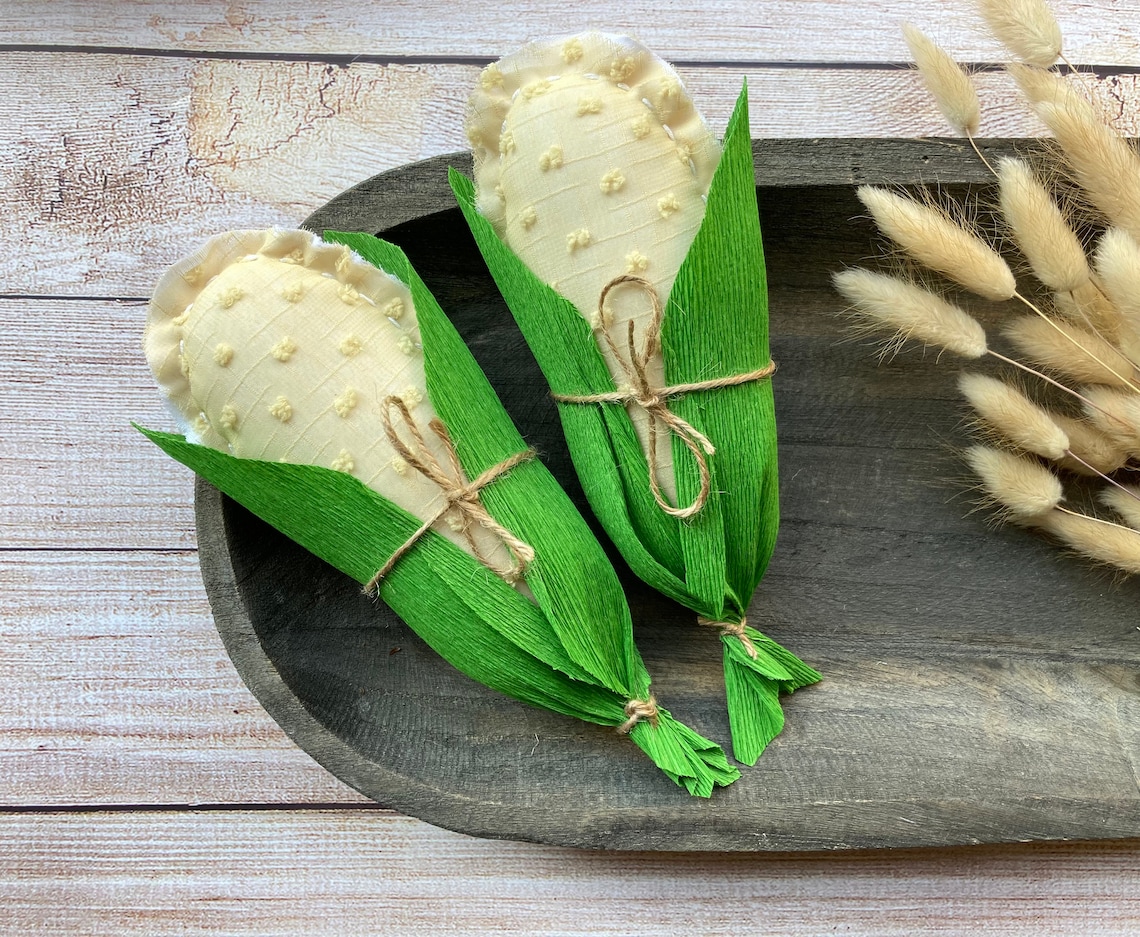 Corn Cobs Harvest Tiered Tray Decor Rustic Thanksgiving - Etsy