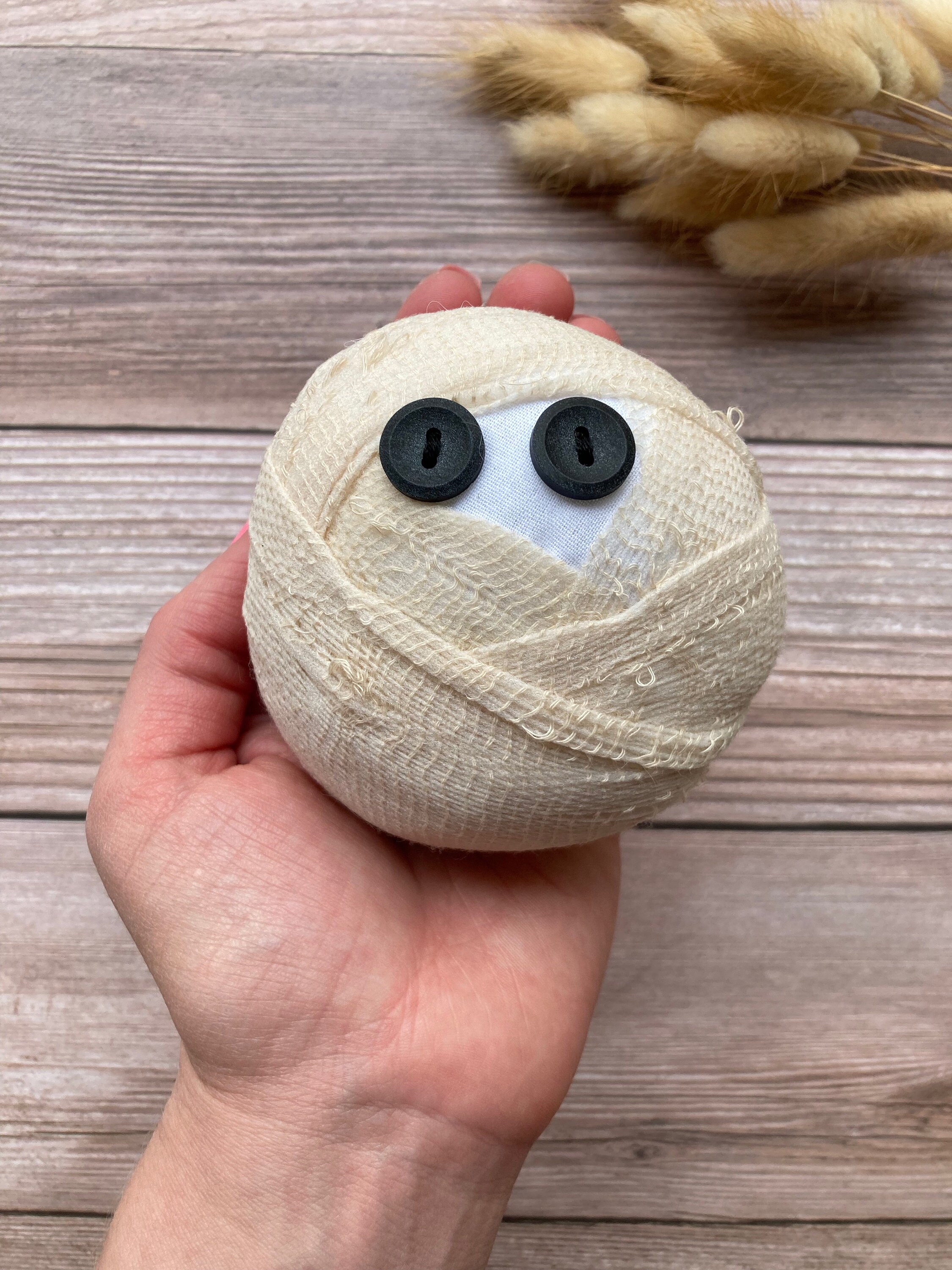 Mummy Bowl Fillers | Rustic Halloween Tiered Tray Decor | Primitive ...