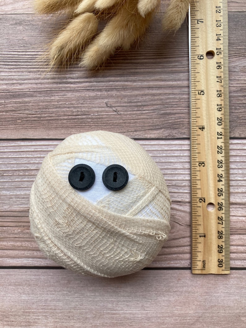 Mummy Bowl Fillers | Rustic Halloween Tiered Tray Decor | Primitive ...