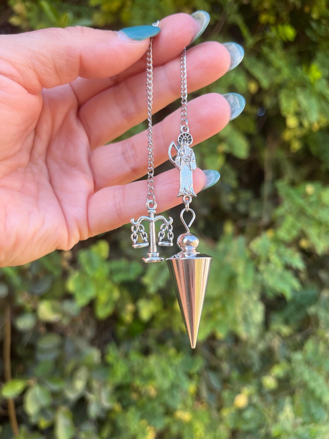 Santa Muerte Pendulum - Etsy