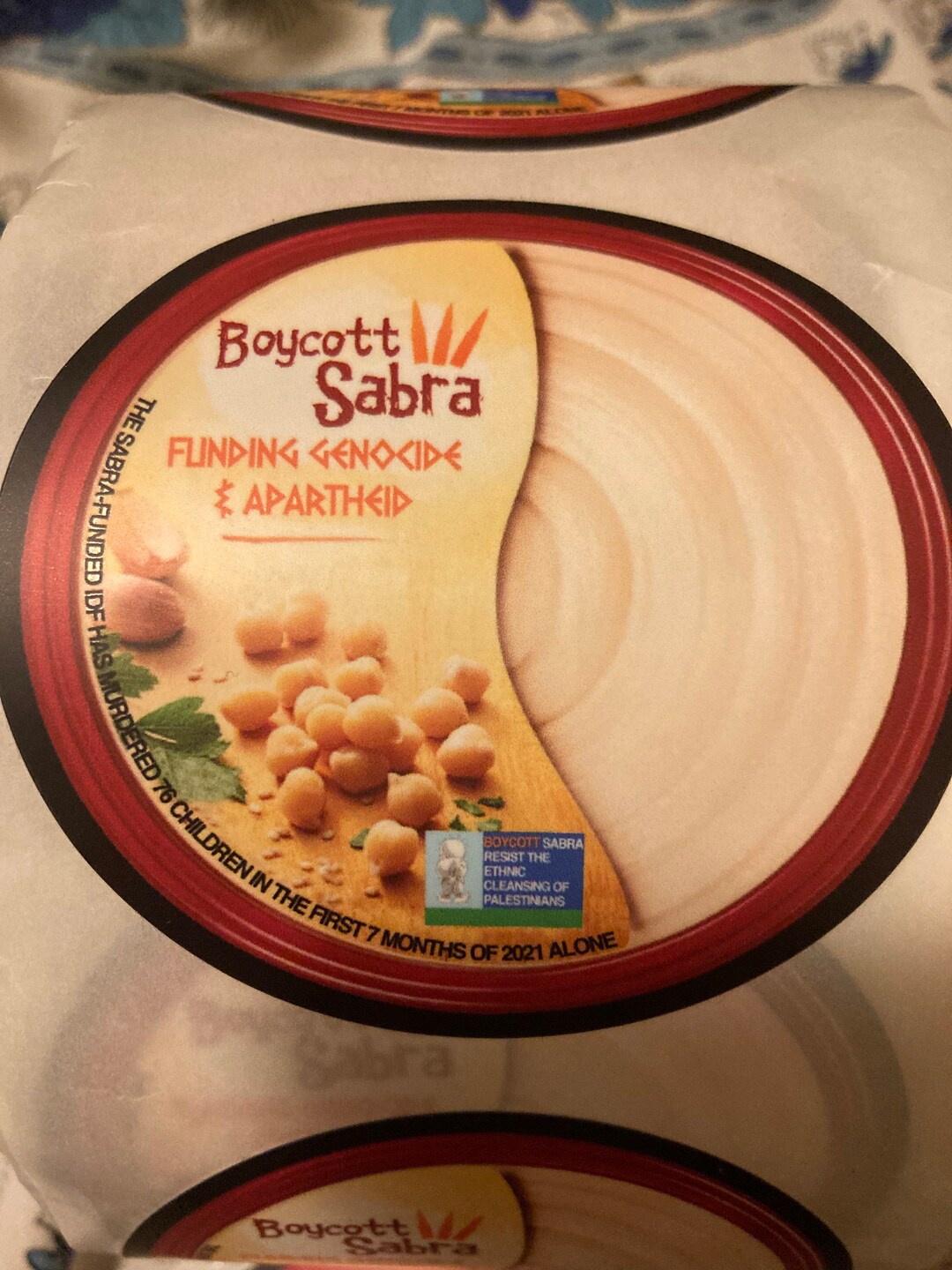 Solidarity Hummus: Stickers for BDS - Etsy