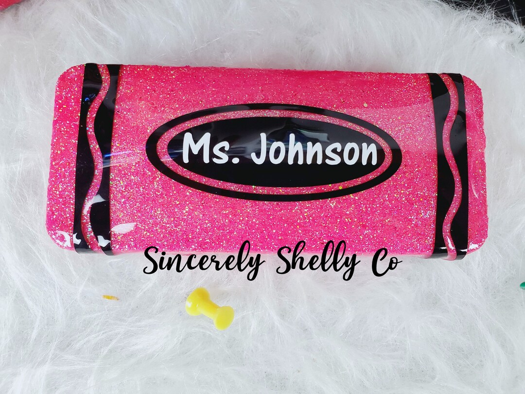 Color Dry Eraser, Teacher Dry Eraser, Gift for Teacher, Custom Dry ...