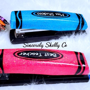 Color Stapler, Pencil Stapler, Glitter Stapler, Teacher Stapler, Gift ...