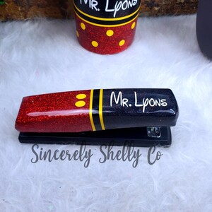 Mickey Desk Set, Personalized Desk Set, Mickey Classroom, School Gift ...