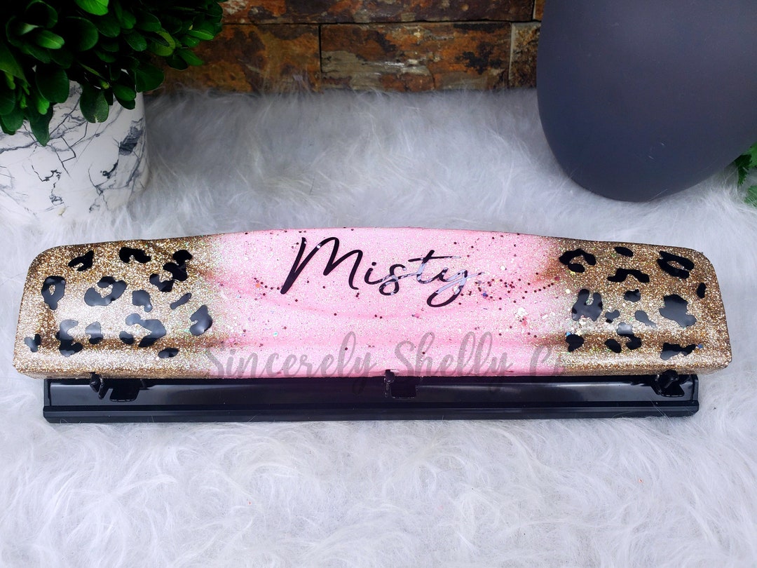 Leopard 3 Hole Punch, Custom Paper Punch, Glitter Stapler, School ...