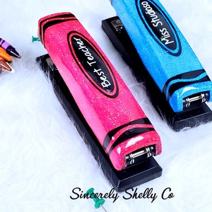 Color Stapler, Pencil Stapler, Glitter Stapler, Teacher Stapler, Gift ...