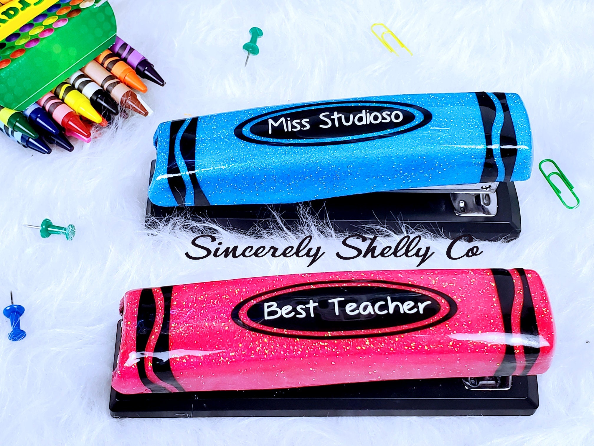 Color Desk Set, Color Pen, Teacher Supplies, Teacher Desk Set, Office ...