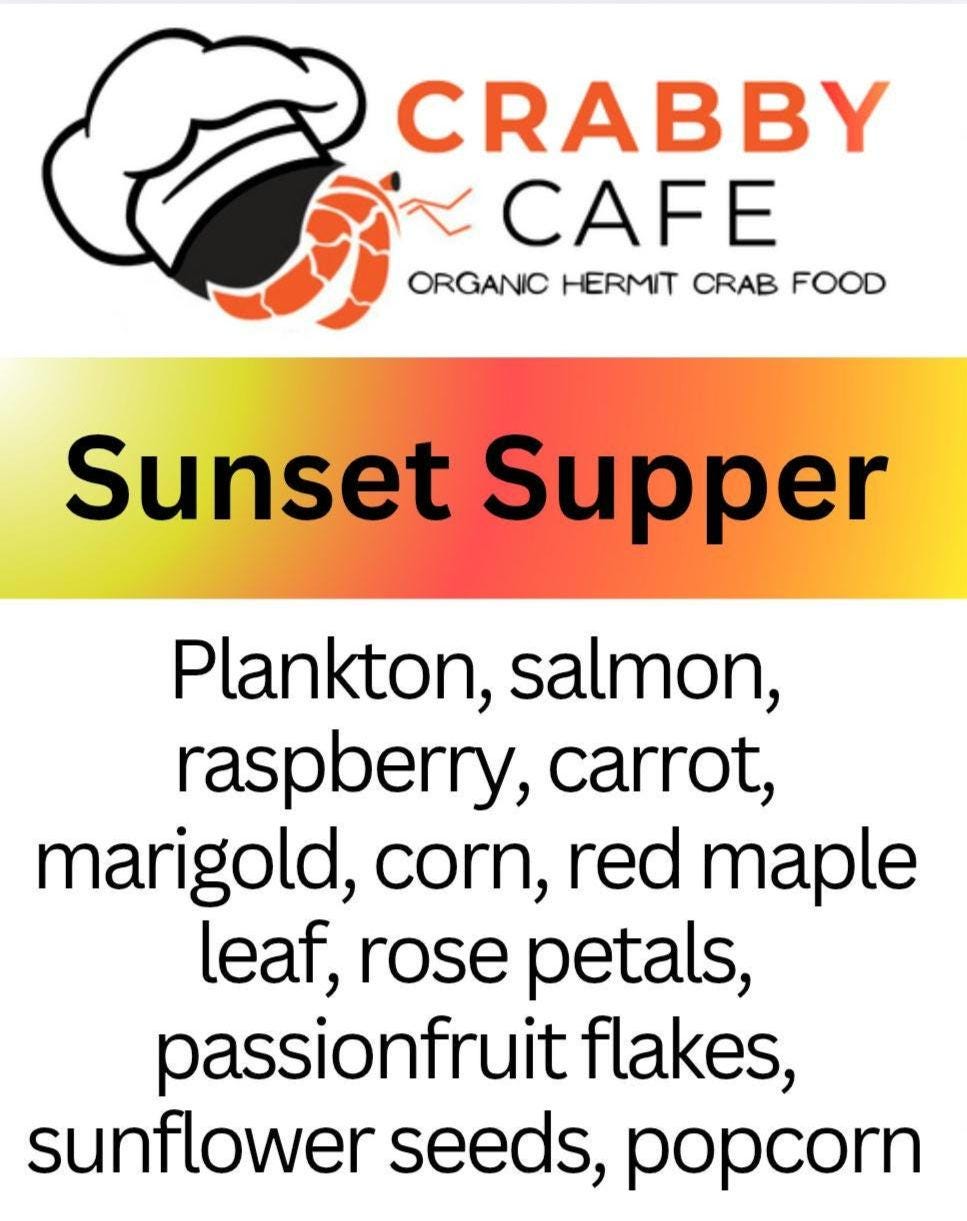 Sunset Supper | Hermit Crab Food | Complete Diet Mix - Etsy