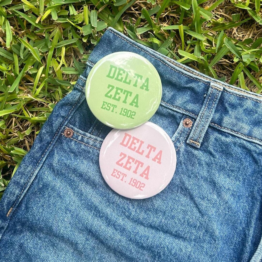 CUSTOM Classic Sorority Button | Sorority Button | Custom Button ...