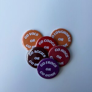 Go Team or Go Home Button | Tailgate Button | Gameday Button | Gameday ...