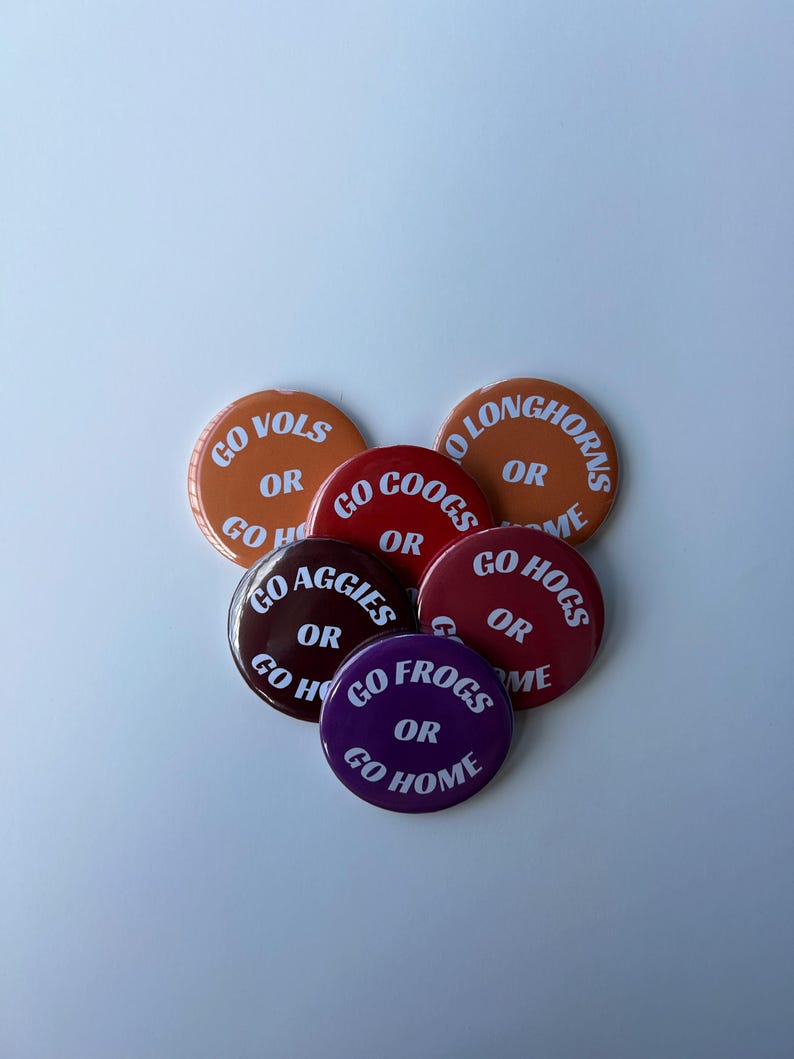 Go Team or Go Home Button | Tailgate Button | Gameday Button | Gameday ...