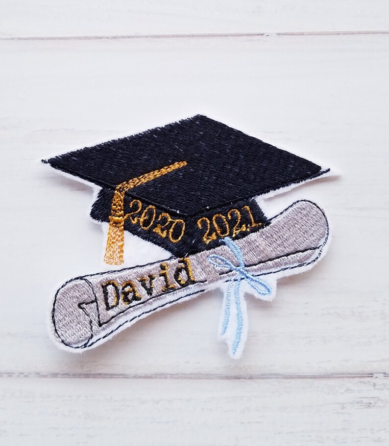 Embroidered Personalized Graduation Patch and Medal Gift - Etsy