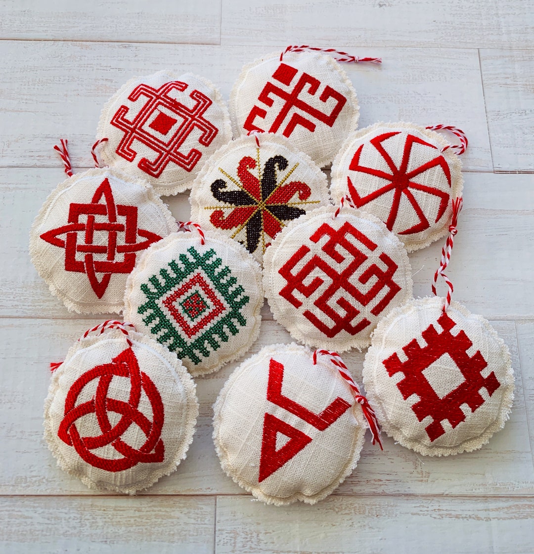 Embroidered Slavic Symbols - Etsy