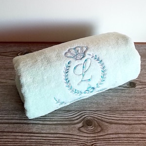 Personalized Embroidery Bath Towel Set - Etsy