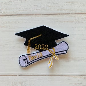 Embroidered Personalized Graduation Patch - Etsy