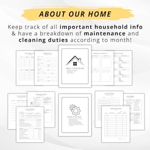 The Ultimate Home Maintenance Binder – Digital & Editable Download ...