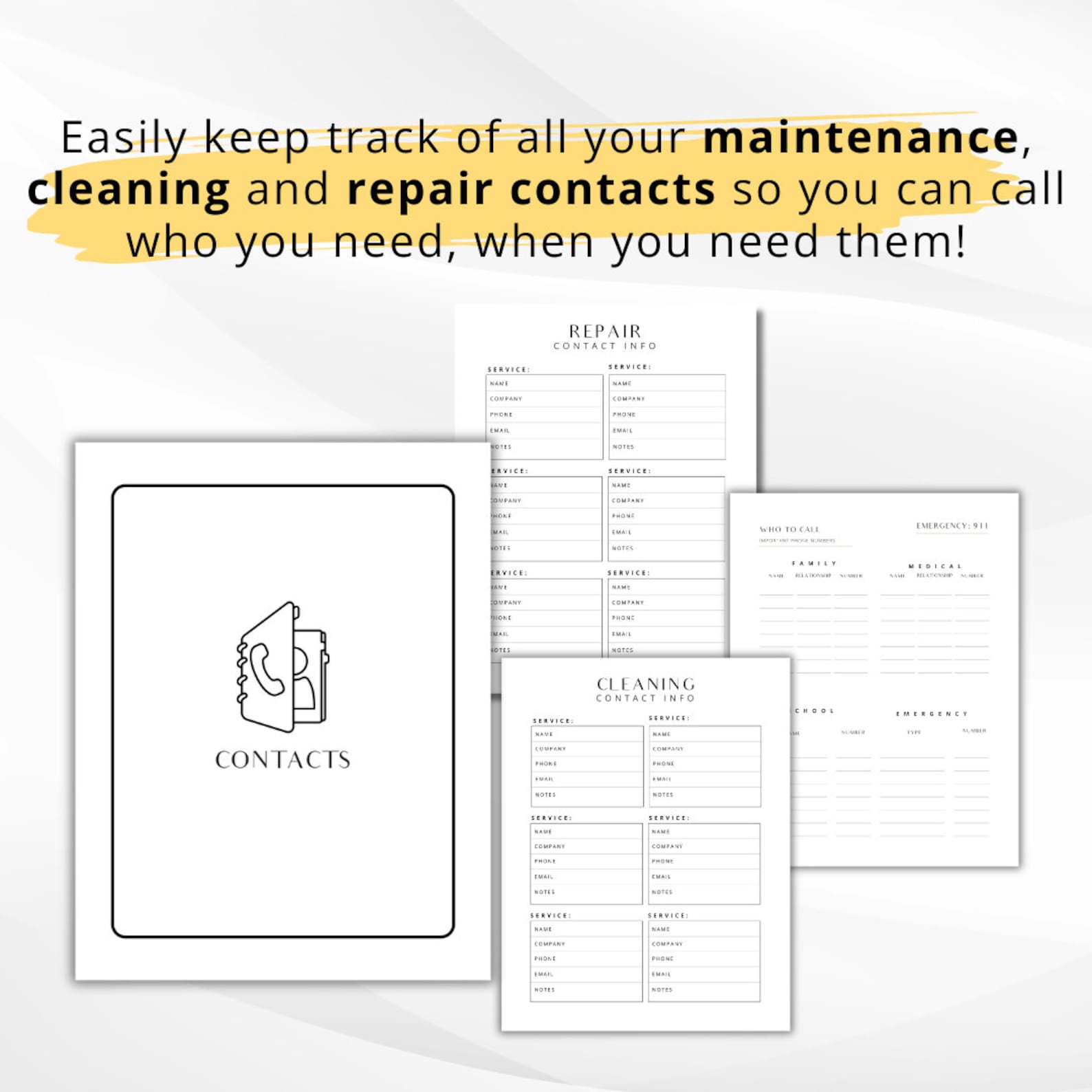 The Ultimate Home Maintenance Binder – Digital & Editable Download ...