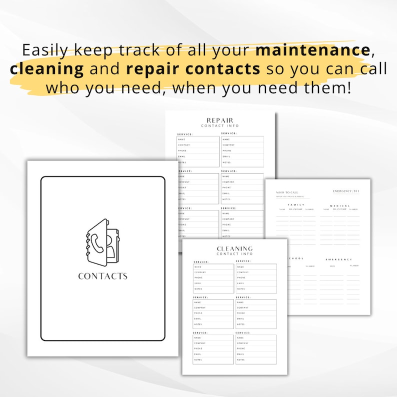 The Ultimate Home Maintenance Binder – Digital & Editable Download ...