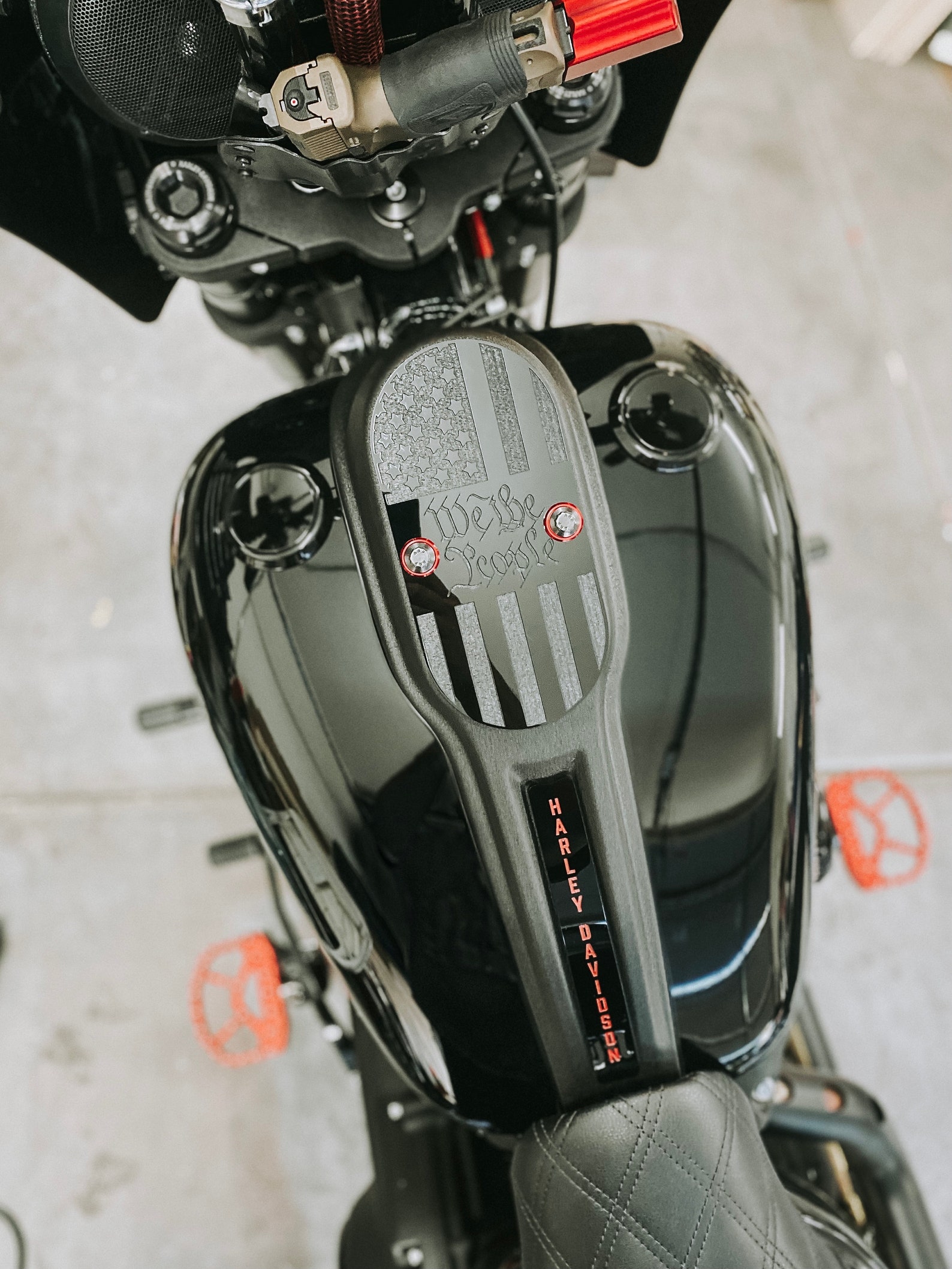 Harley Davidson FXLRS Low Rider S Dyna Dash Speedometer Relocation ...